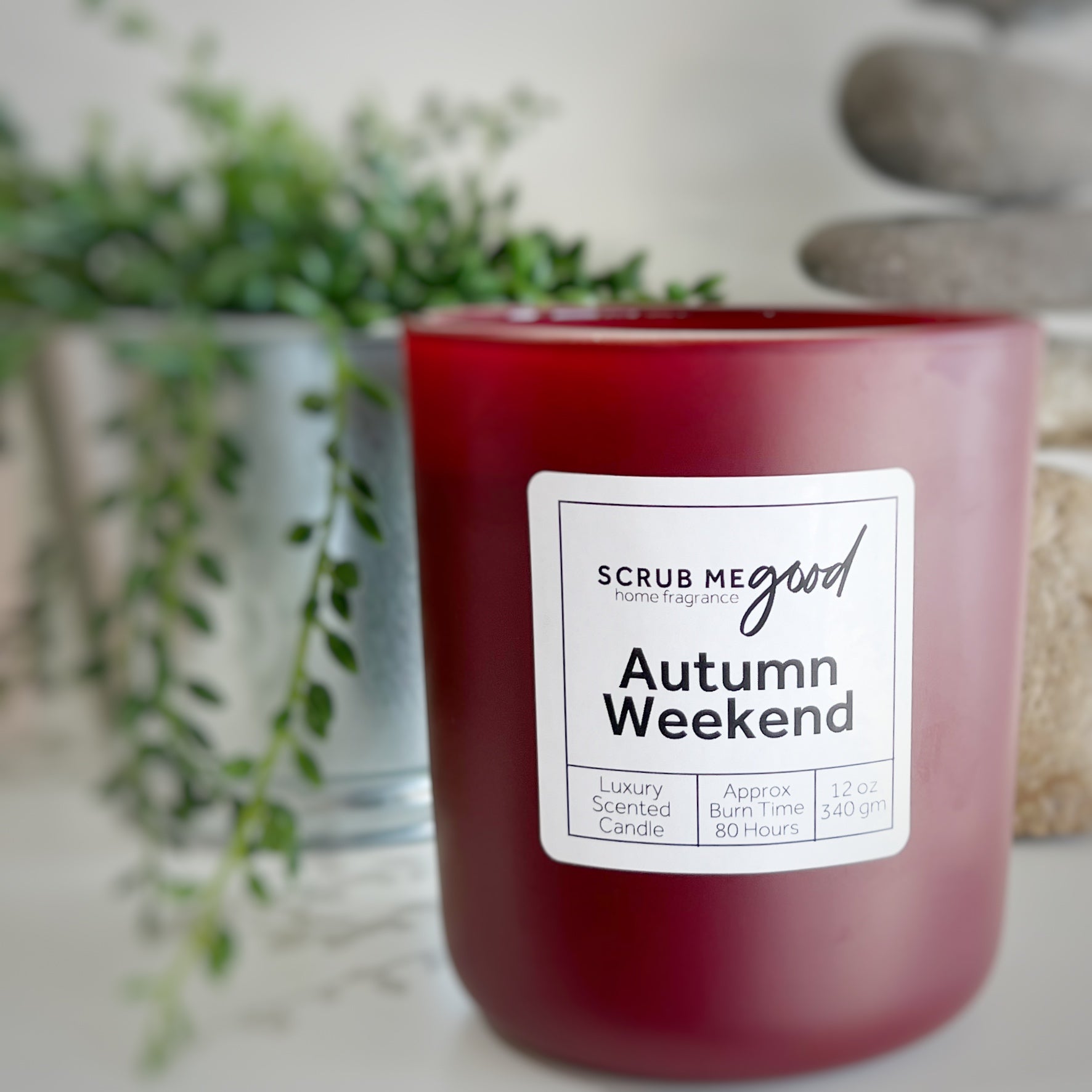Autumn Weekend Candle – Warm Spice & Mahogany Wood Wick Candle