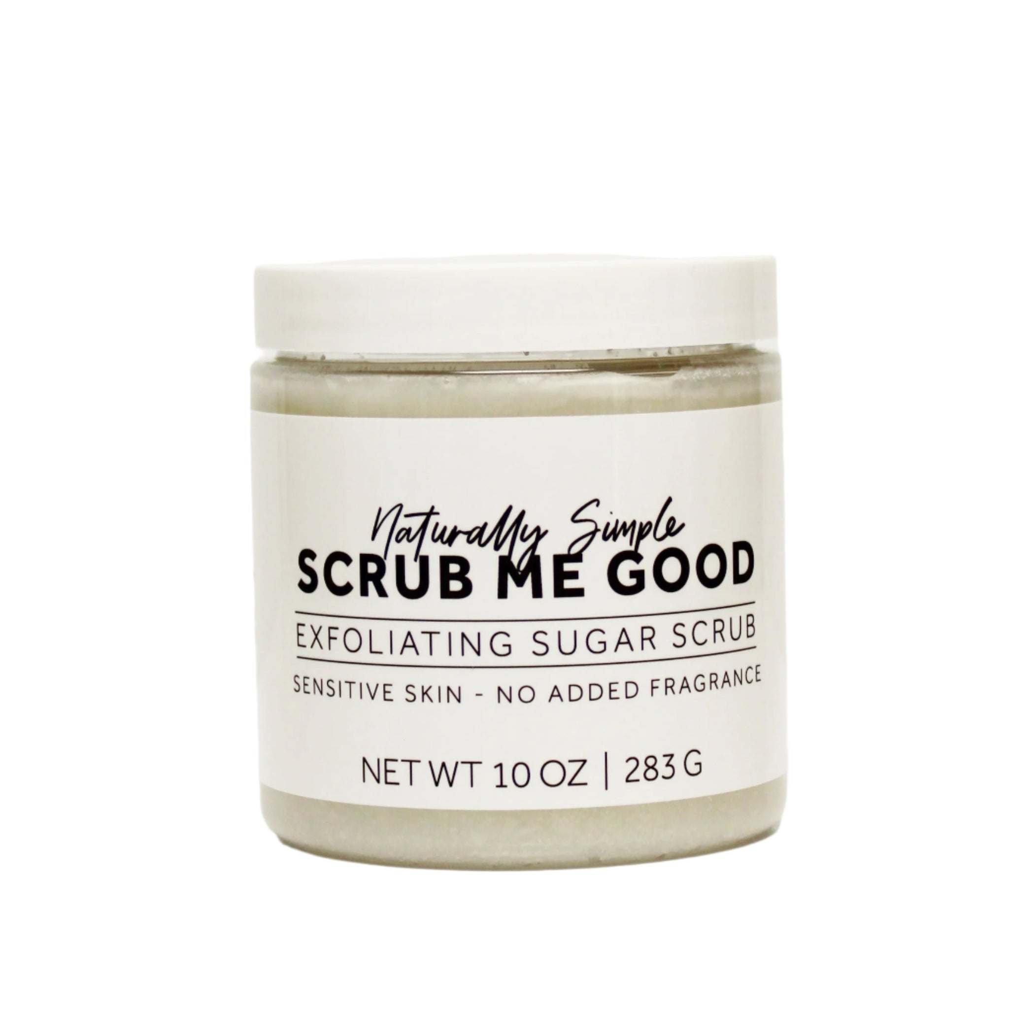 Fragrance-Free Sugar Scrub for Sensitive Skin | Scrub Me Good